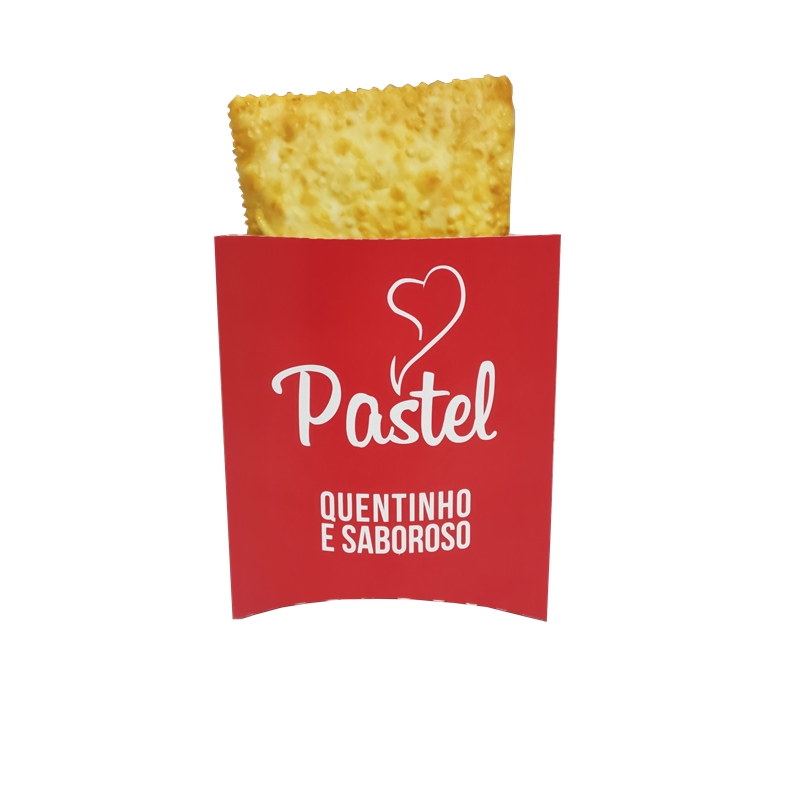 Embalagem para Pastel – 23,5 x 14 x 4 cm – 100 Unidades – Villas Embalagens