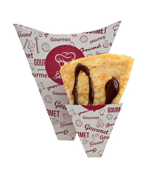 Embalagem Delivery para Crepe – 22 x 5 x 21 cm – 100 Unidades – Villas ...